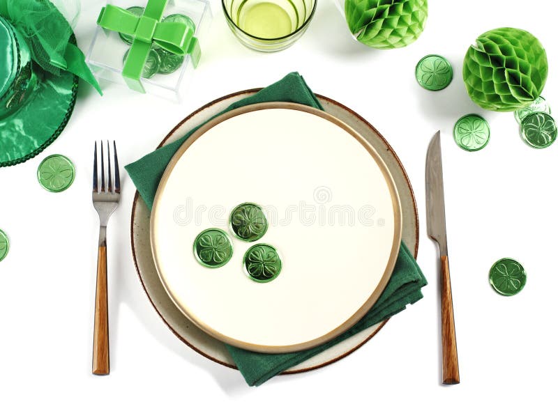 Irish table setting stock image. Image of irish, dining - 18836881