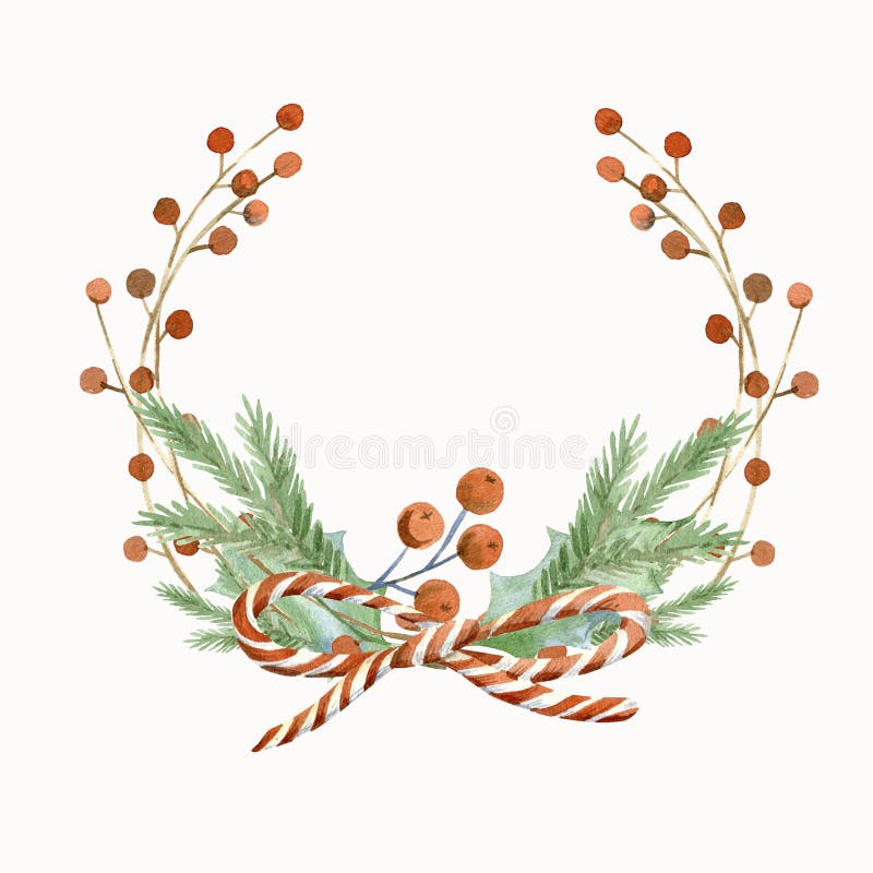 Festive wreath. stock illustration. Illustration of christmas - 289273065