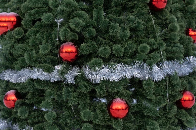 A Festively Decorated Christmas Tree Sparkle Pattern Stock Photo ...