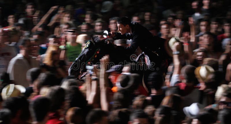 Festividades De San Juan En Minorca Imagen de archivo editorial ...