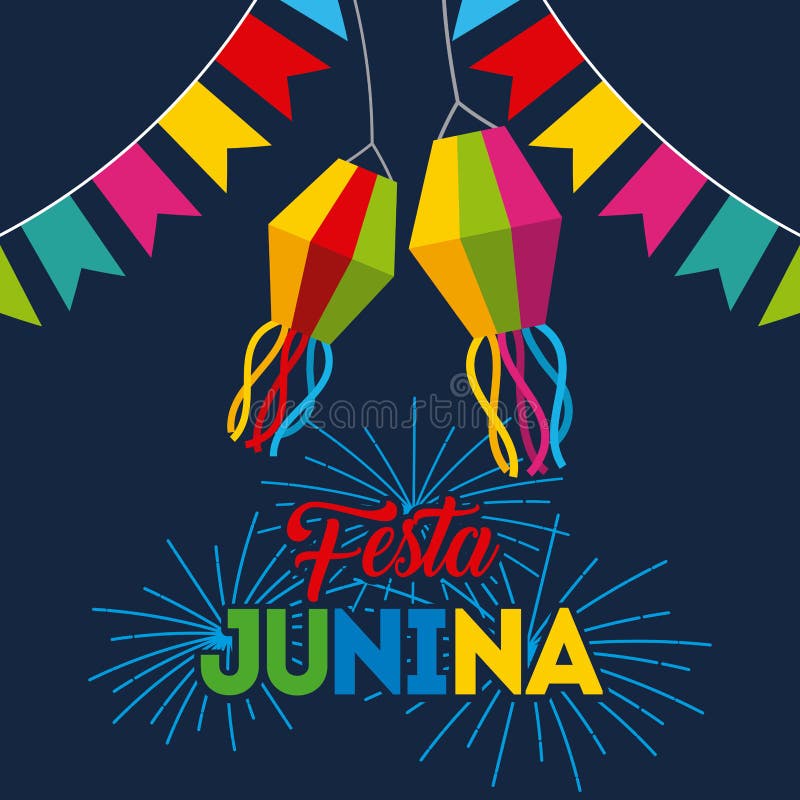 Festivity June Illustration Stock Vector - Illustration of traditional ...