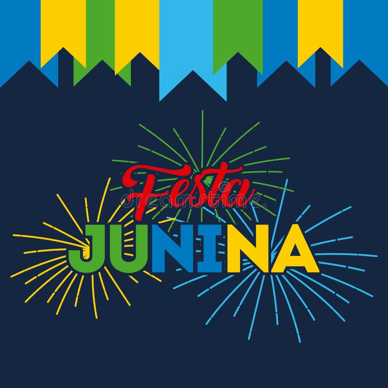 Festivity June Illustration Stock Vector - Illustration of icon ...