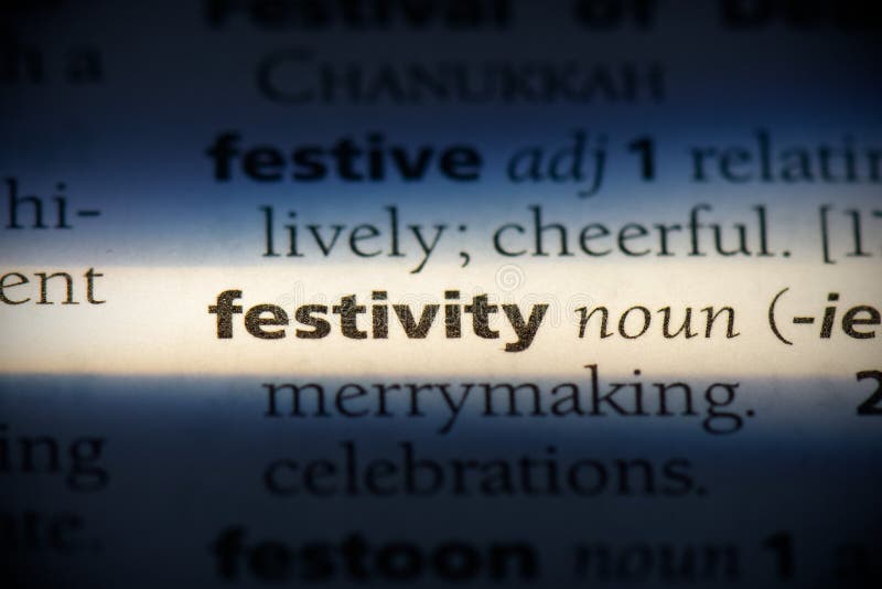 Festivity stock image. Image of language, info, thesaurus - 161577567