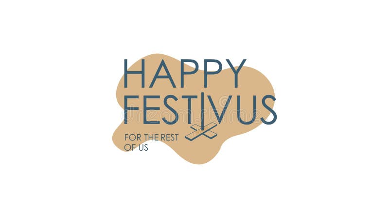 Festivus Greeting Card Template Stock Vector Stock Illustration ...