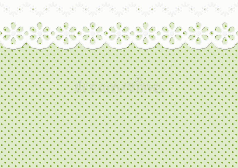 Festoon or Ornament on Spotted Pattern - Endless Stock Vector ...