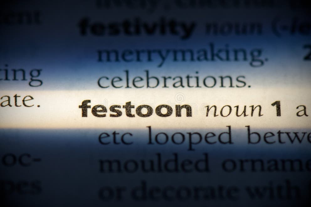 Festoon stock photo. Image of meaning, festoon, info - 161577456