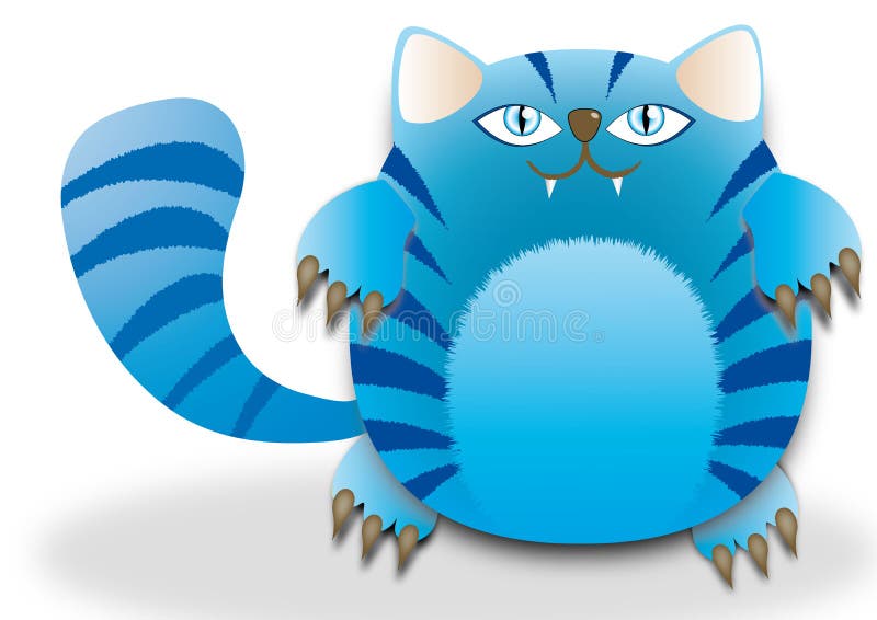 Fet Katt Stock Illustrationer, Vektorer, & Clipart – (663 Stock ...