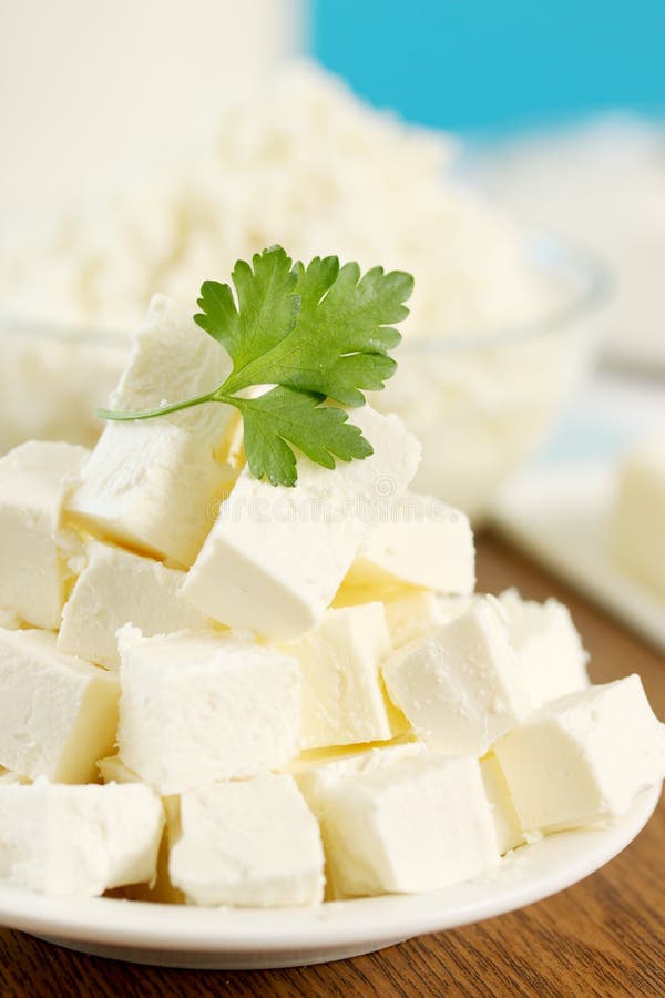 Feta cubes stock photo. Image of background, ingredient - 34920938