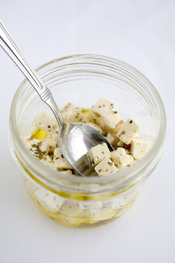 Feta in olive oil stock photo. Image of healthy, catering - 2001130