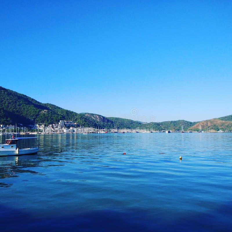Fethiye sea stock image. Image of fethiye, marina, turkey - 106070411