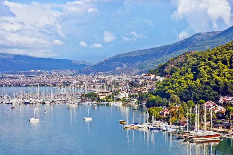 Fethiye, Turkey stock photo. Image of view, lagoon, lycian - 57605594