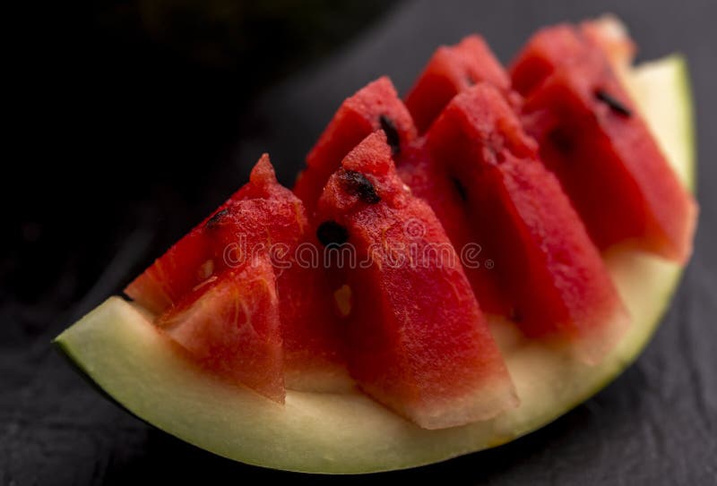 Fetta Di Anguria Di Recente Tagliata Fotografia Stock - Immagine di ...