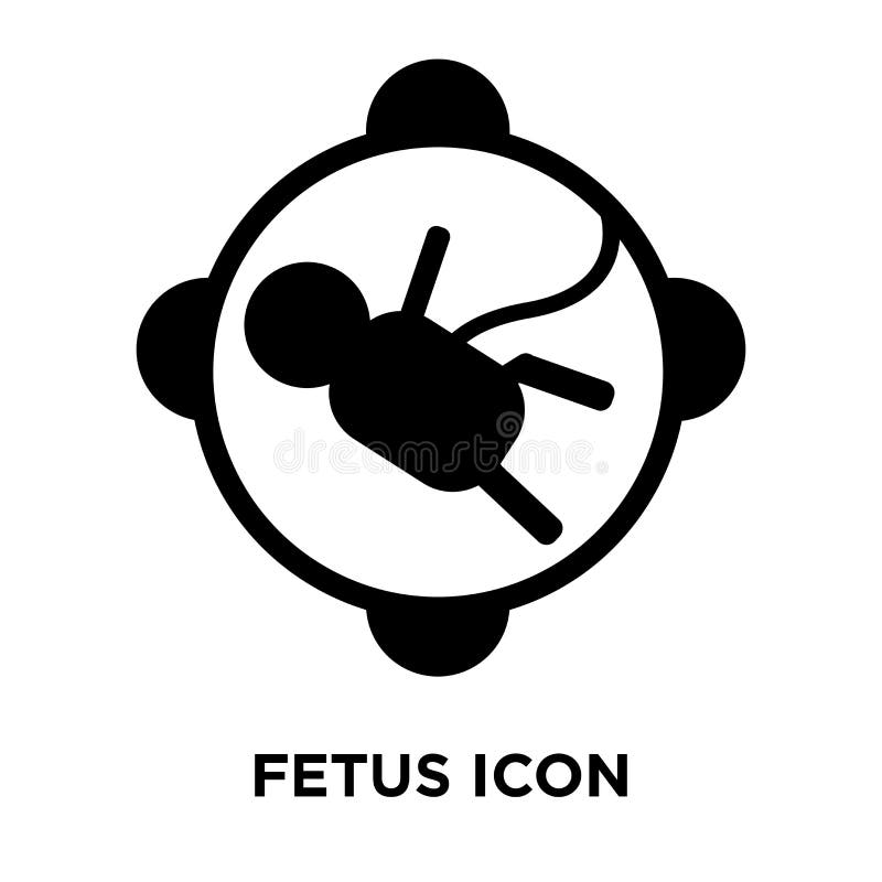 Fetus logo stock vector. Illustration of black, care - 232694593