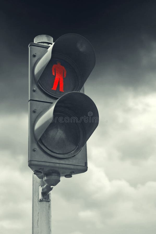 Feu de signalisation rouge photo stock. Image du rouge - 31693252