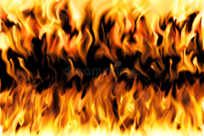 Feuer Vom Rand Des Bild-/Schwarzhintergrundes Stock Abbildung ...