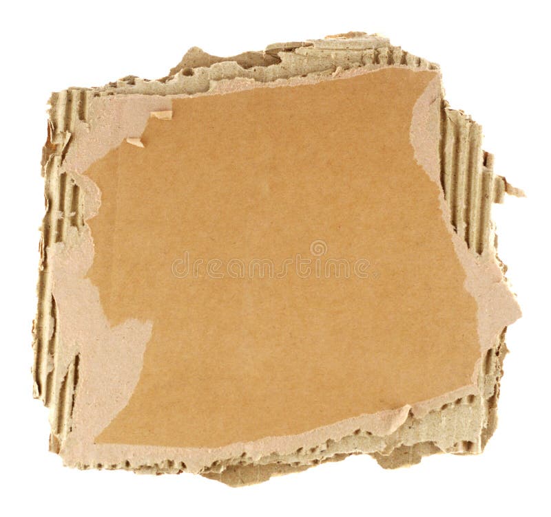 Carton endommagé photo stock. Image du papier, notification - 6583364