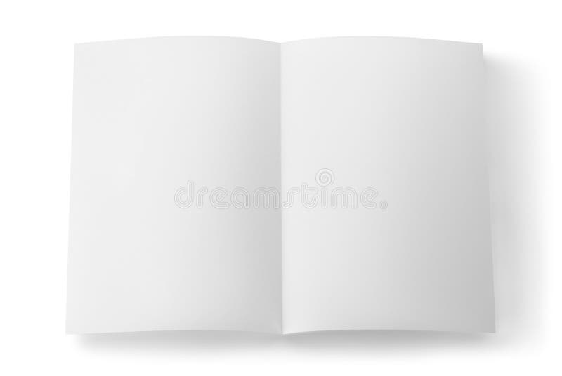 Feuille De Papier Blanche D'isolement Image stock - Image du papier ...