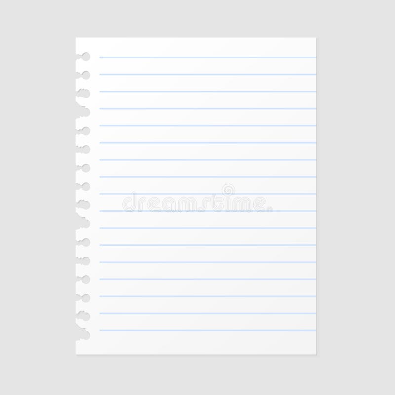 Feuille De Papier De Note Pour L'illustration De Vecteur De Message ...