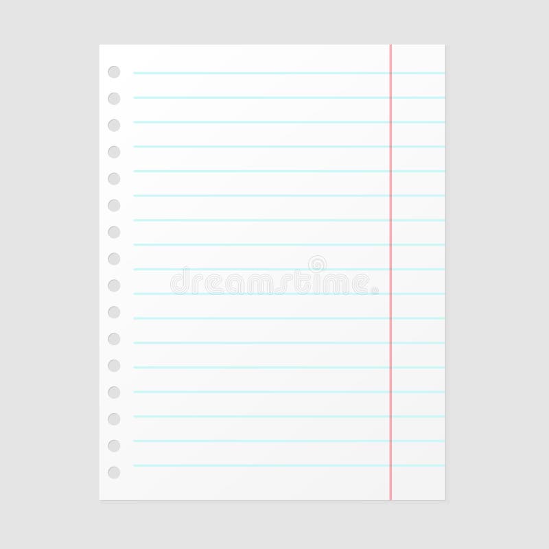 Feuille De Papier De Note Pour L'illustration De Vecteur De Message ...