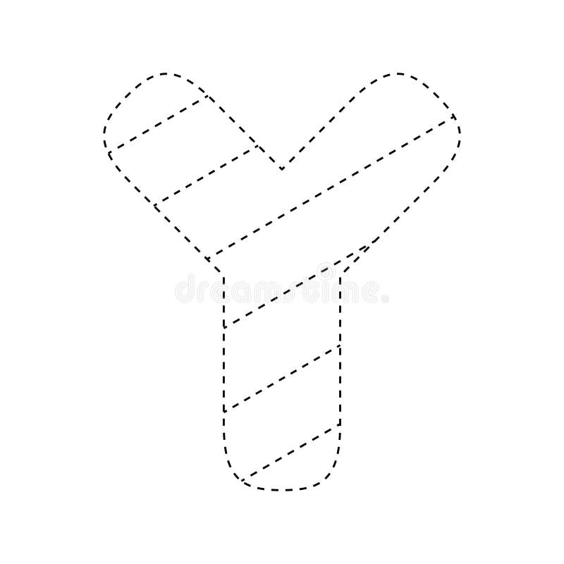 Feuille De Suivi Lettre Y Pour Enfants Illustration de Vecteur ...