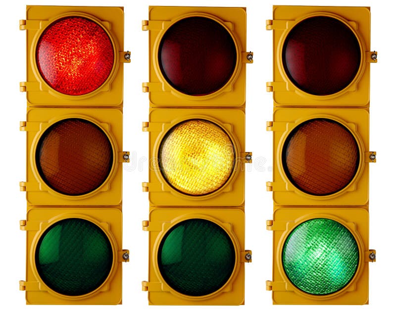 Feux de signalisation image stock. Image du stoplight - 10679321