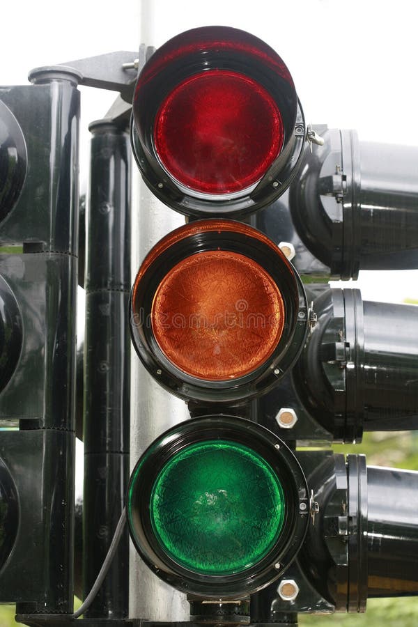 Feux de signalisation photo stock. Image du signe, signal - 13991292