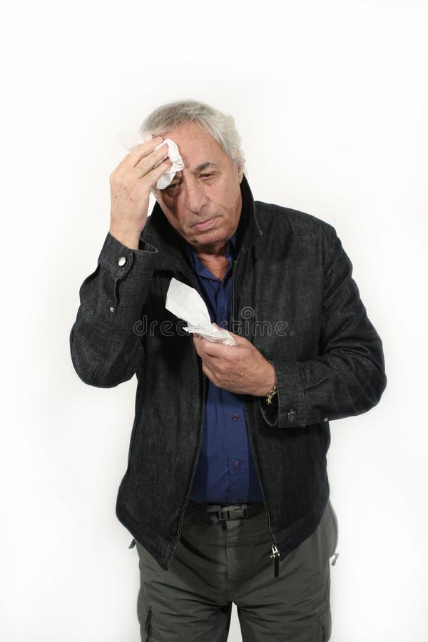 Fever stock image. Image of senior, health, expression - 317113