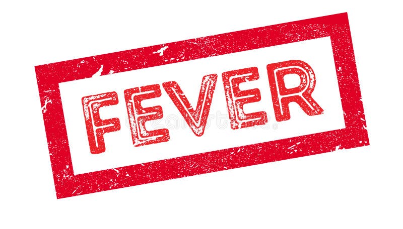 Fever rubber stamp stock illustration. Illustration of public - 83143465