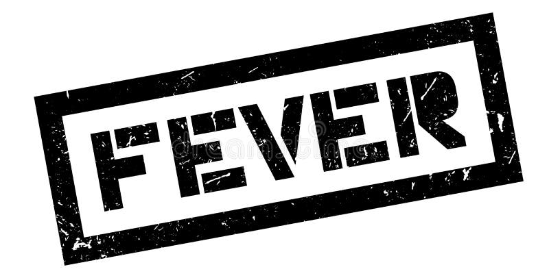 Fever rubber stamp stock illustration. Illustration of lifestyle - 83143769
