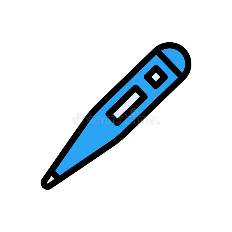 Fever Vector Color Line Icon Stock Vector - Illustration of color ...