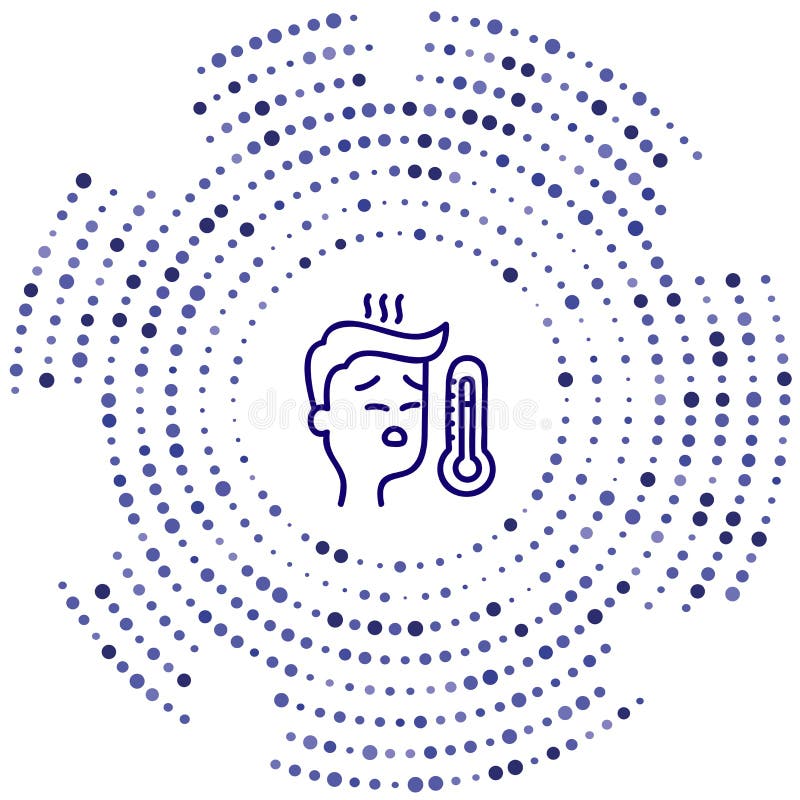 Fever Symbol Cartoon Shape Vector Stock Vector - Illustration of health ...