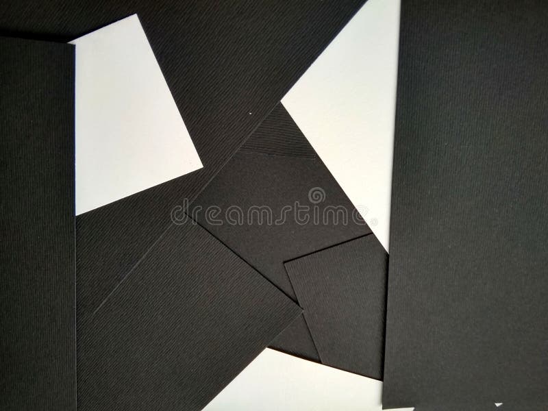 Few Black Papers Folded on Table Close Up Texture Close Up Stock Image ...
