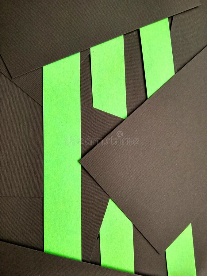 Few Black Papers Folded on Table Close Up Texture Close Up Stock Photo ...