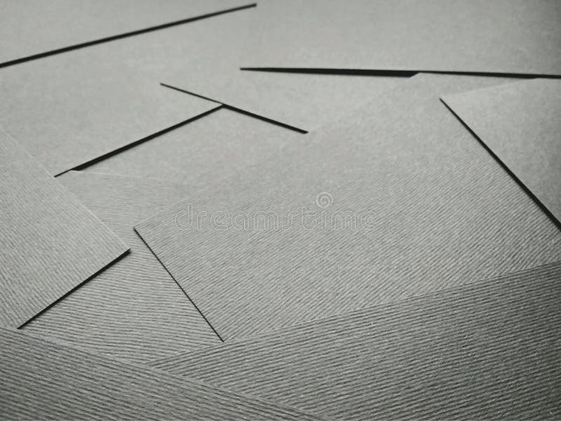 Few Black Papers Folded on Table Close Up Texture Close Up Stock Photo ...