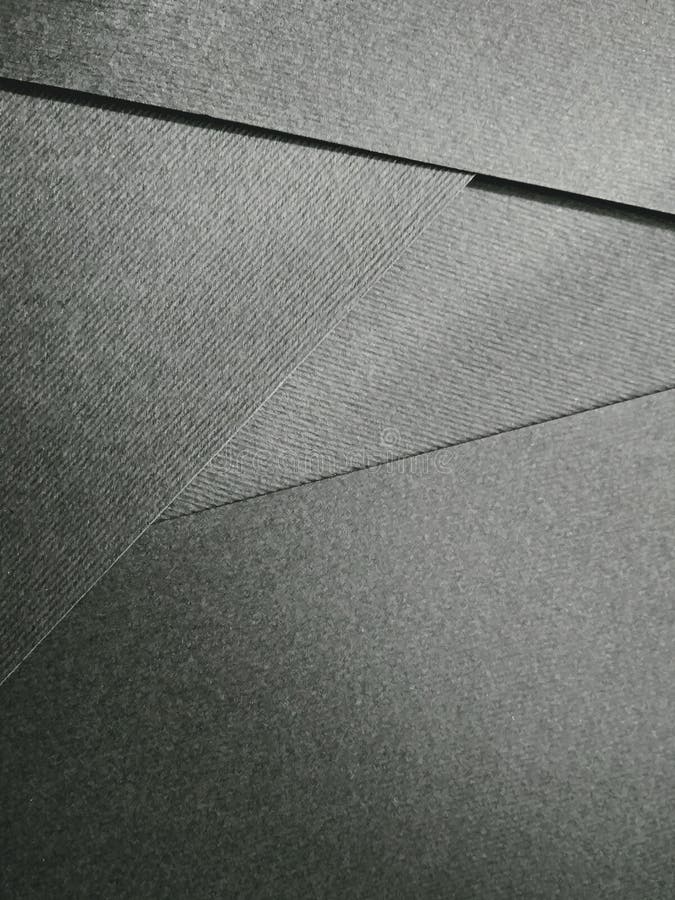 Few Black Papers Folded on Table Close Up Texture Close Up Stock Image ...