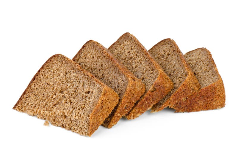 Few chunks of rye bread stock image. Image of bread, healthy - 19118423