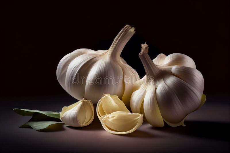 Few Cloves of Garlic. AI Generated Stock Illustration - Illustration of ...