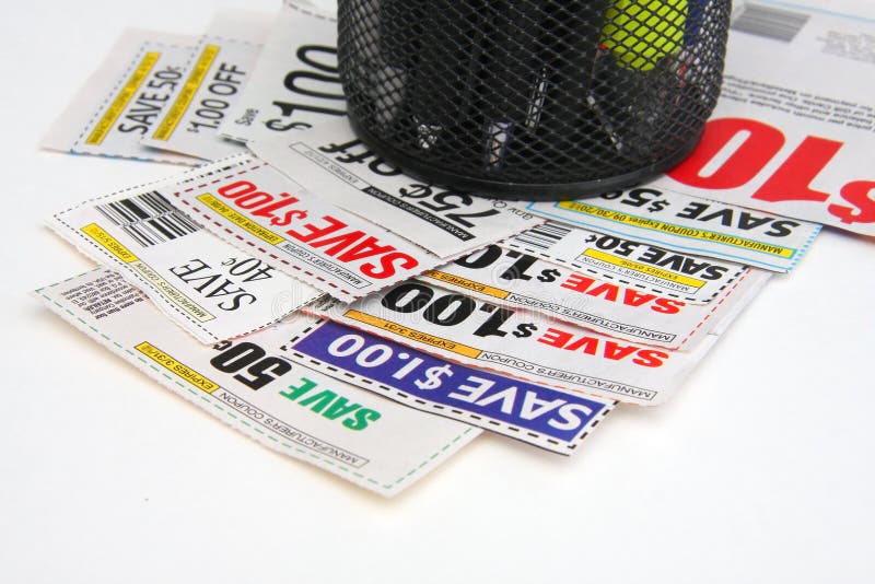Some cutting coupons stock image. Image of paper, dollars - 23875849