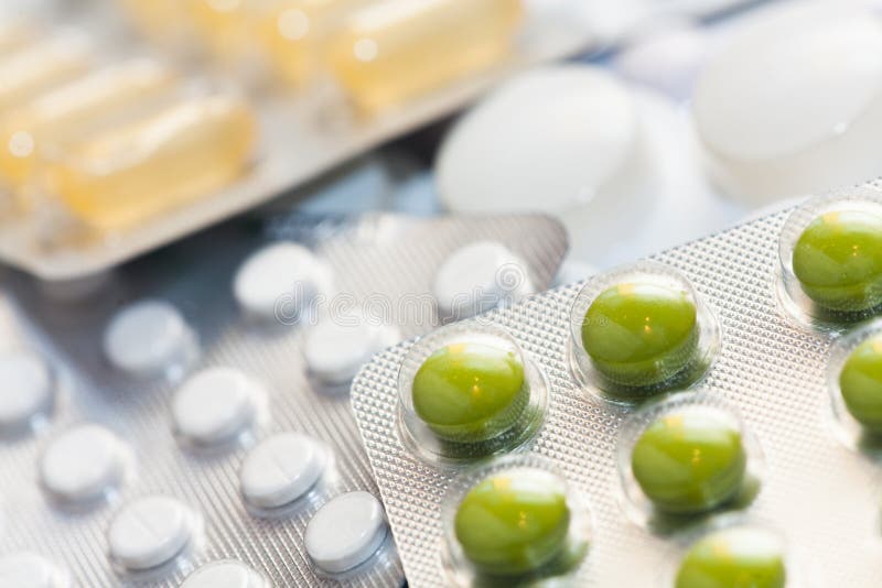 Pills in packaging stock photo. Image of therapy, pharmaceutical - 29889118