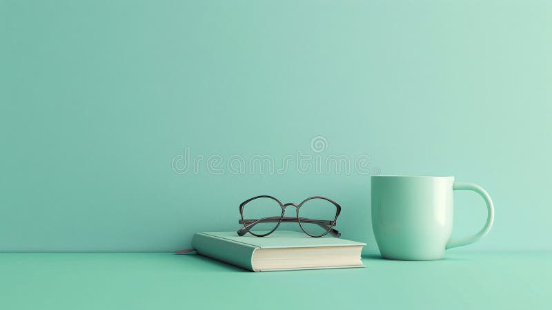 A few everyday objects. stock illustration. Illustration of book ...