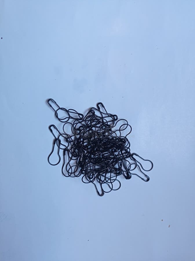 A Few Light Bulb Pins on a White Background Stock Photo - Image of ...