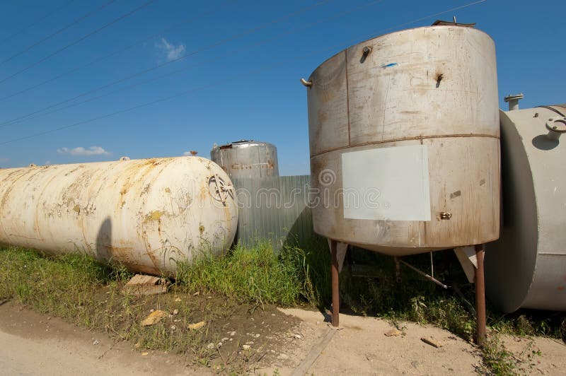 Few Metal Tank Row Stock Photos - Free & Royalty-Free Stock Photos from ...