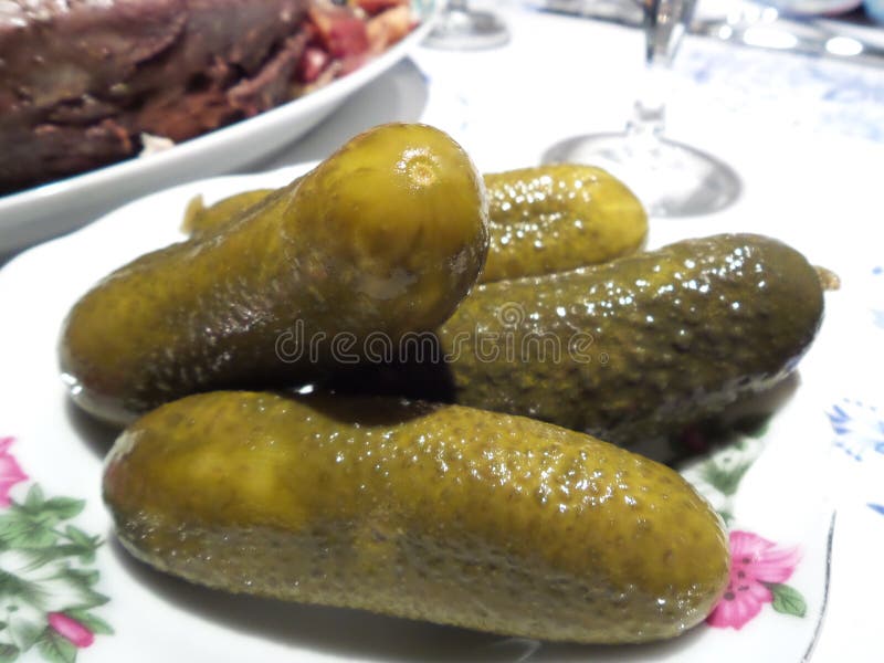 Few pickle on a table stock photo. Image of vegetables - 113132974