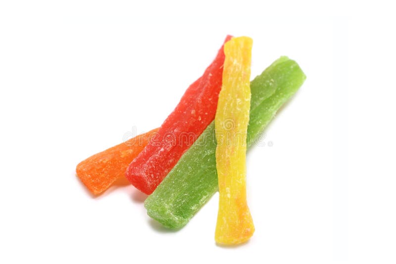 A Few Pieces of Dried Colored Pastilles Stock Image - Image of dried ...