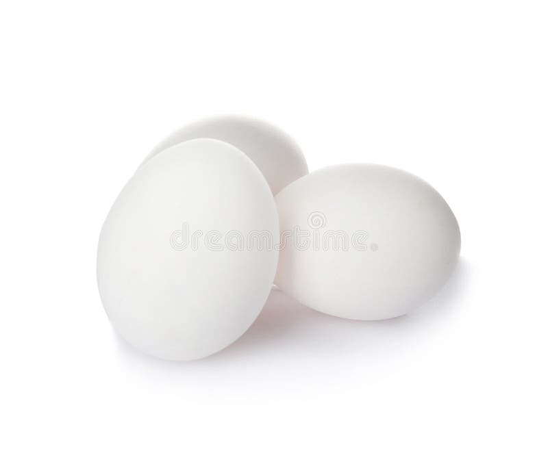 Few raw chicken eggs stock photo. Image of farm, protein - 128674584