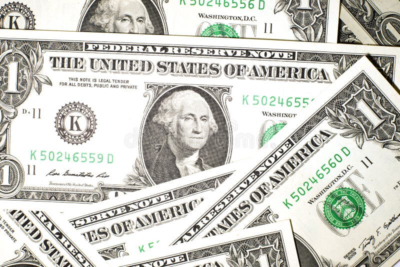 A few US banknotes stock image. Image of riches, currency - 49129181