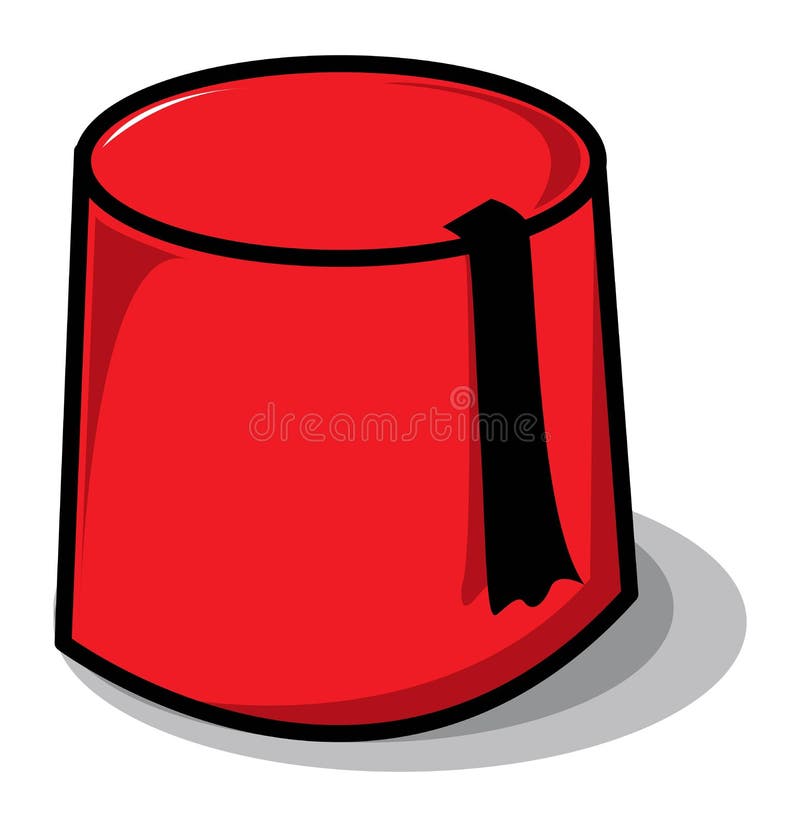 Fez stock vector. Illustration of outfit, traditional - 19835359