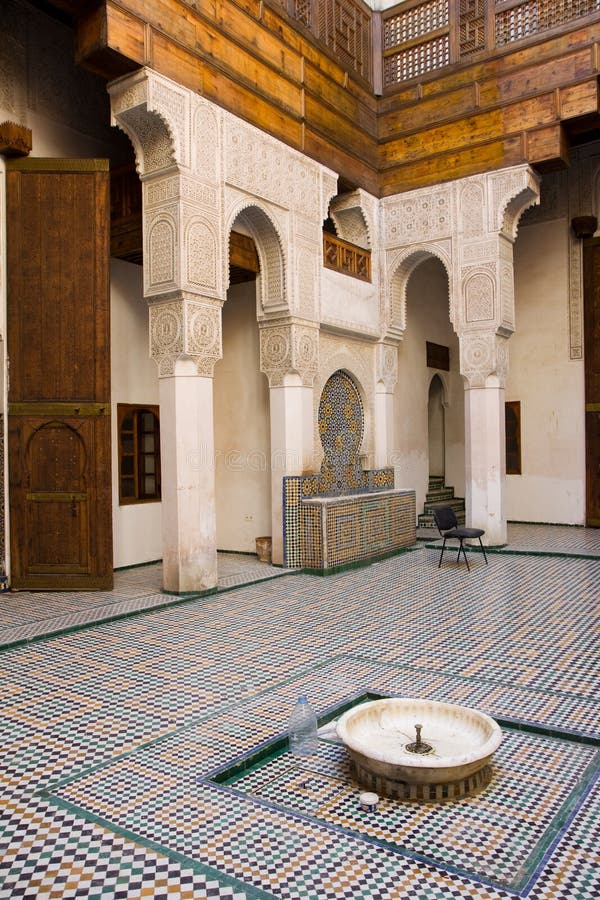 Fez building in morocco stock photo. Image of destination - 74173982