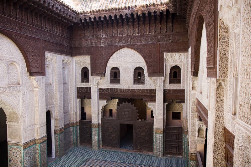 Fez building in morocco stock photo. Image of landscape - 74174272