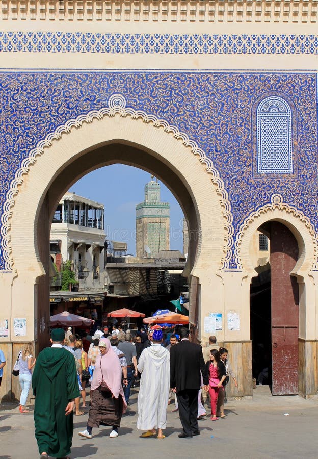 Fez, Morocco editorial image. Image of doorway, north - 95041030